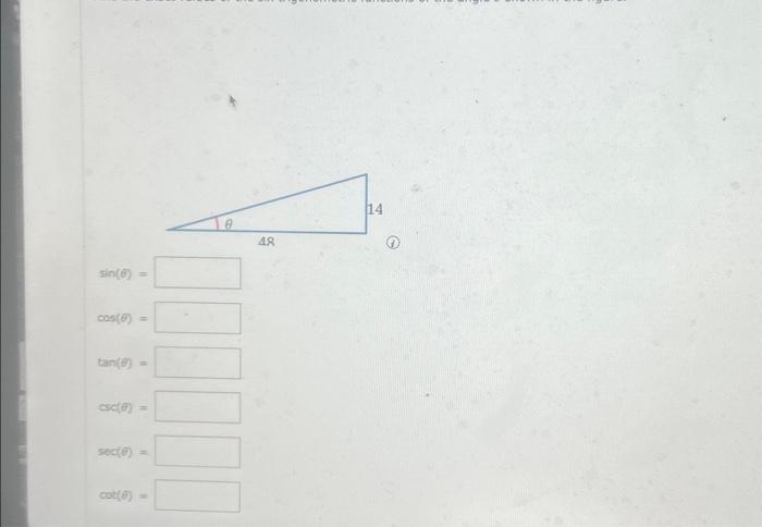 Solved sin(8) cos(8) tan(0) csc(0) = sec(0) = cot(0) 0 100 | Chegg.com