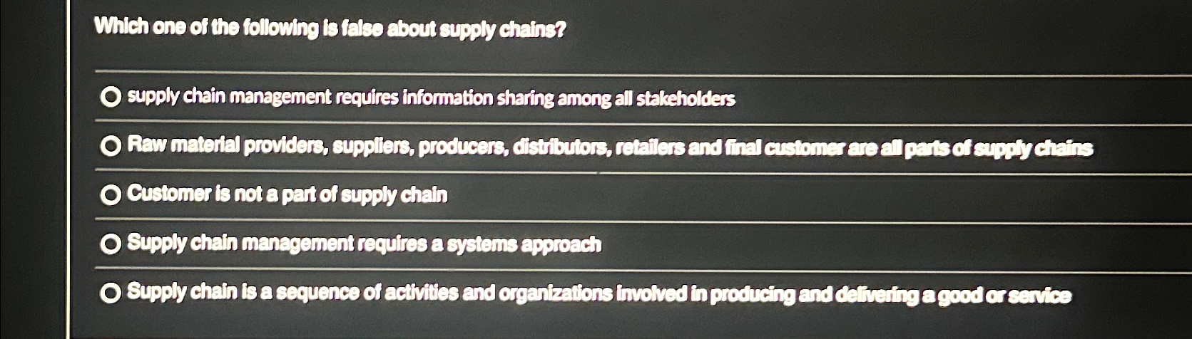 Solved Which one of the following is talso about supply | Chegg.com