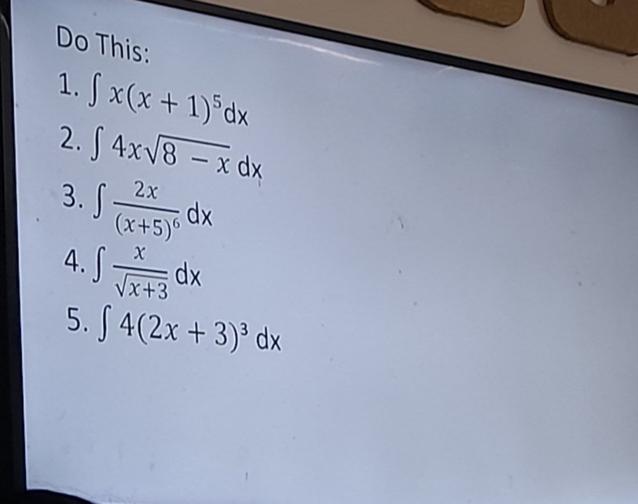 Solved Direction: Solve the following using substitution | Chegg.com