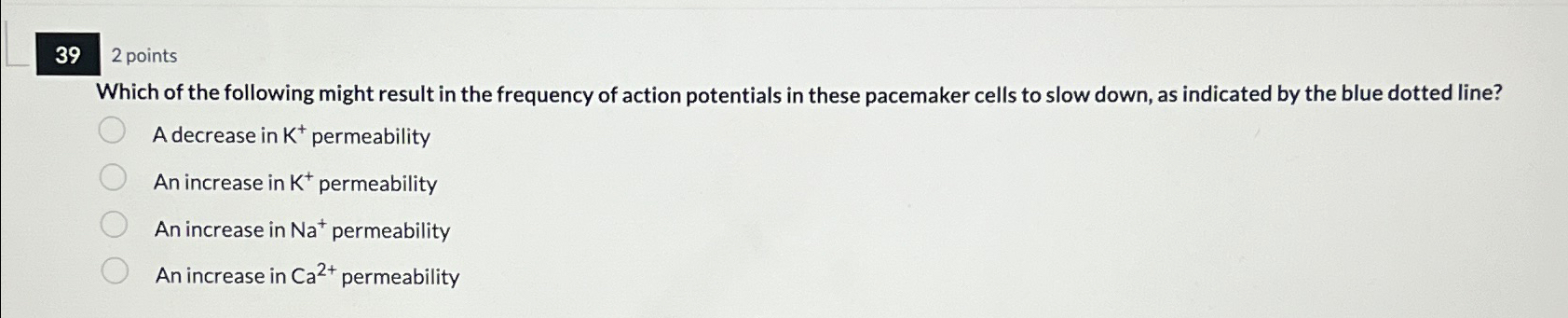 Solved 392 ﻿pointsWhich of the following might result in the | Chegg.com
