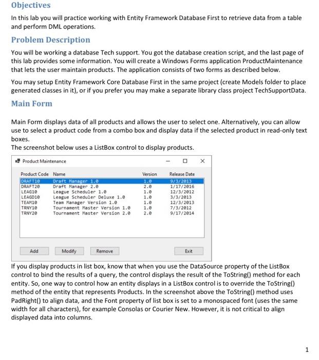 Solved Objectives In this lab you will practice working with | Chegg.com