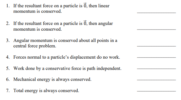Solved If the resultant force on a particle is vec(0), ﻿then | Chegg.com