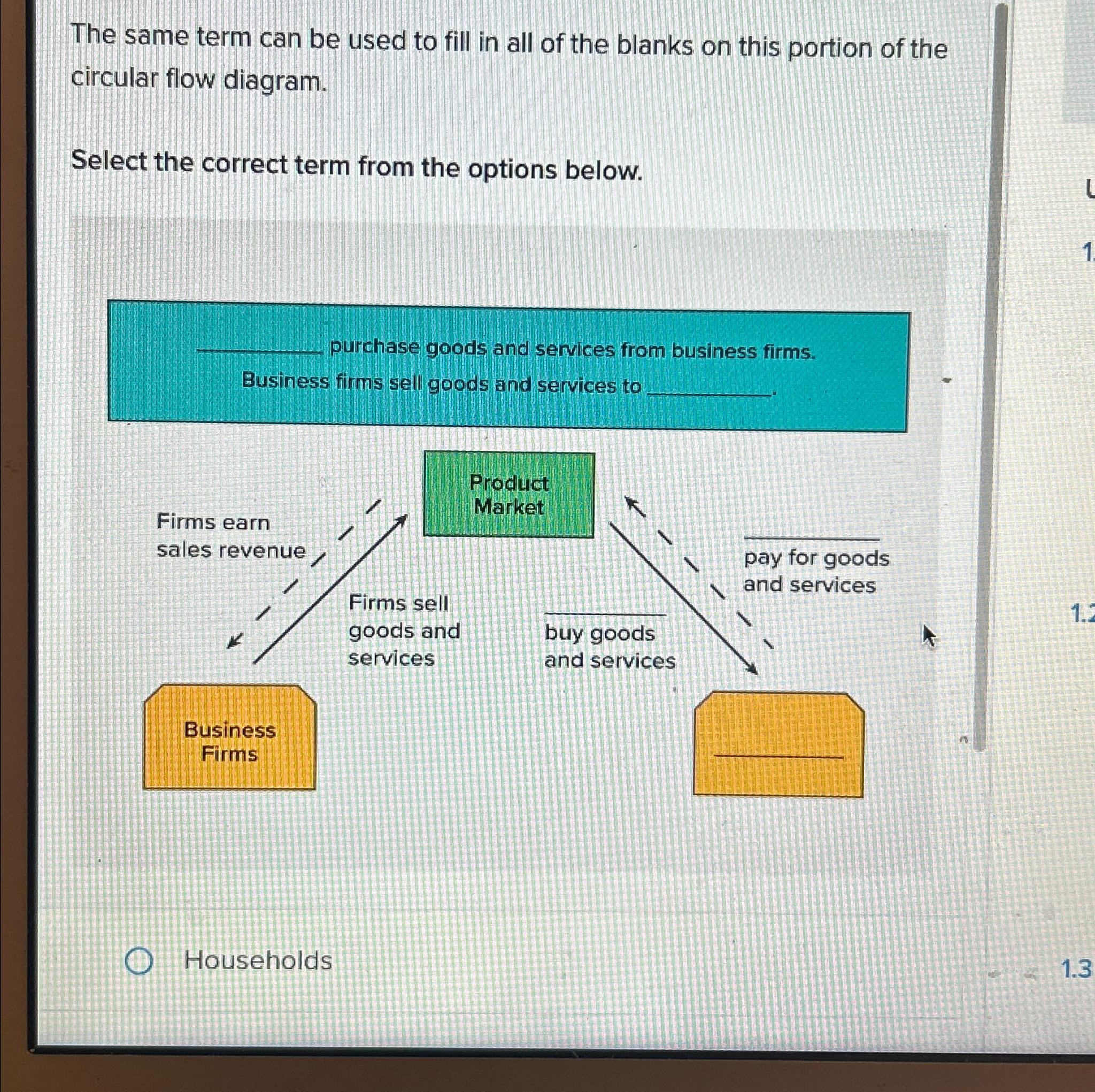 Solved The same term can be used to fill in all of the | Chegg.com