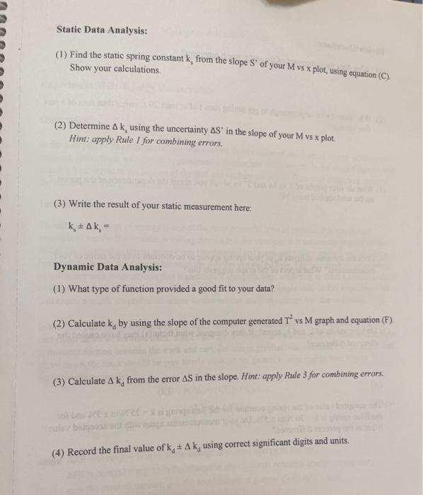 (1) What does the x-intercept of the static graph | Chegg.com