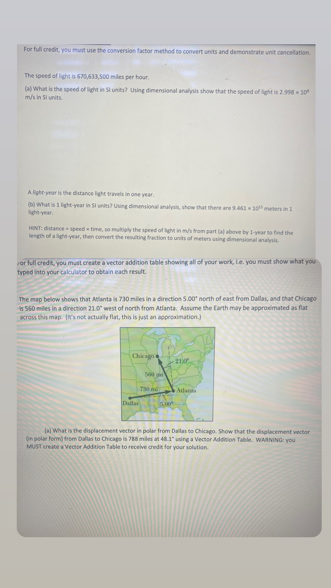 Solved you must use the conversion factor method to convert | Chegg.com