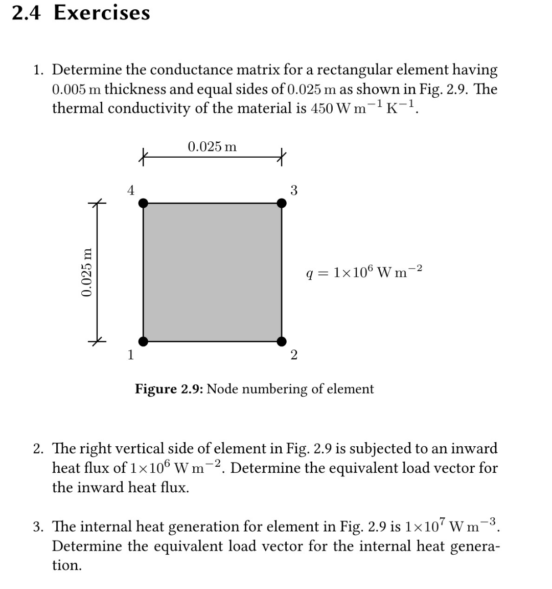 Solved 2.4 ﻿ExercisesDetermine the conductance matrix for a | Chegg.com
