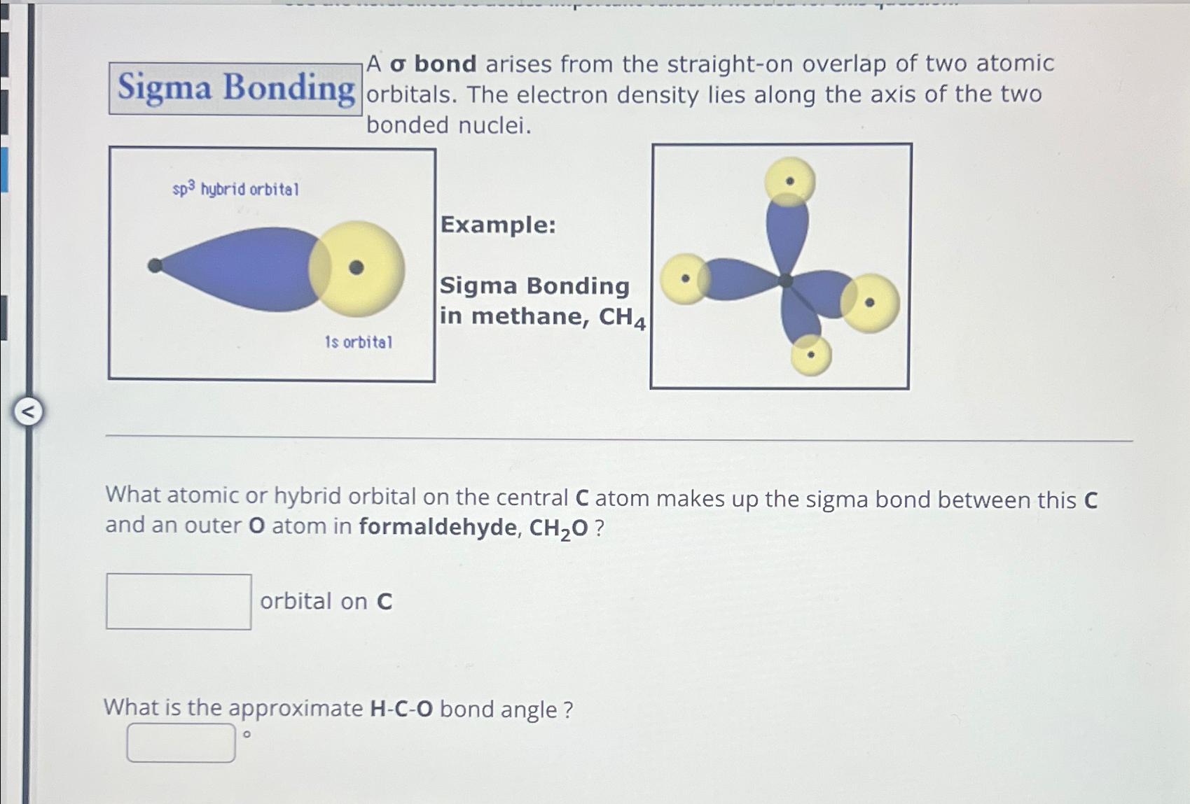 Solved Sigma BondingA σ ﻿bond arises from the straight-on | Chegg.com
