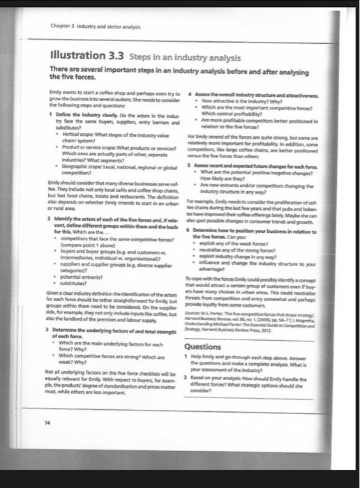 Solved Chapter Industry and sector analysis Illustration 3.3 | Chegg.com