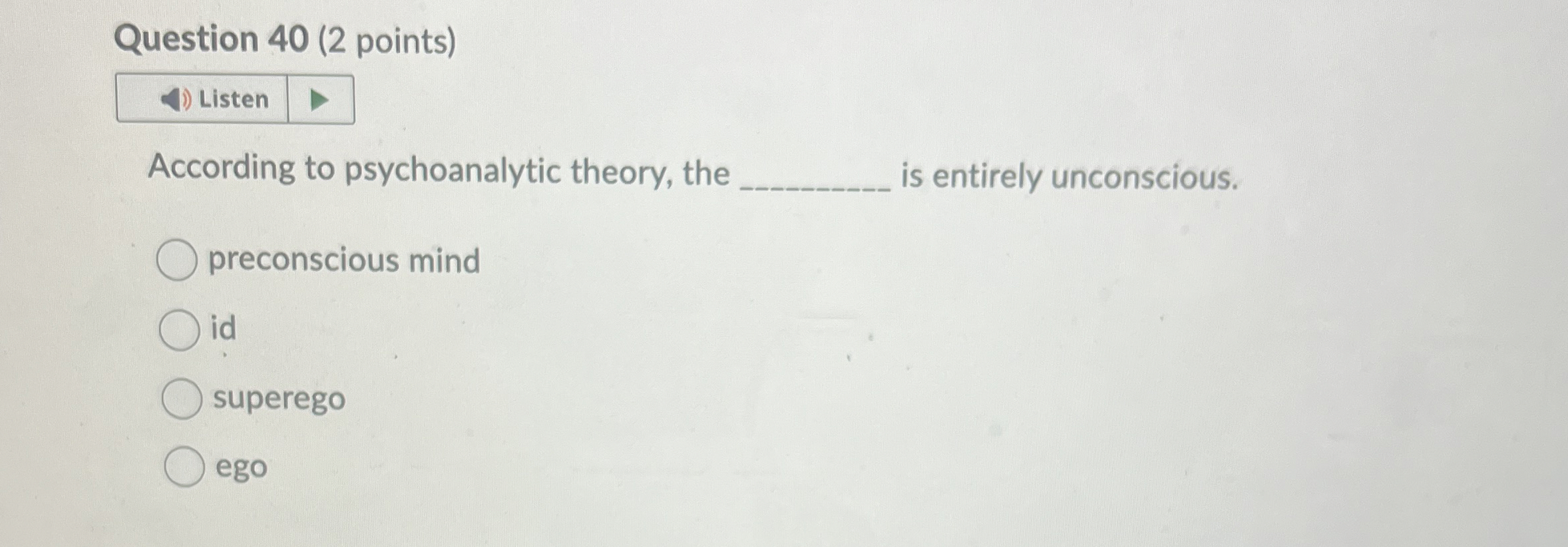 Solved Question 40 (2 points)ListenAccording to | Chegg.com Solved Question 40 (2 points)ListenAccording to | Chegg.com