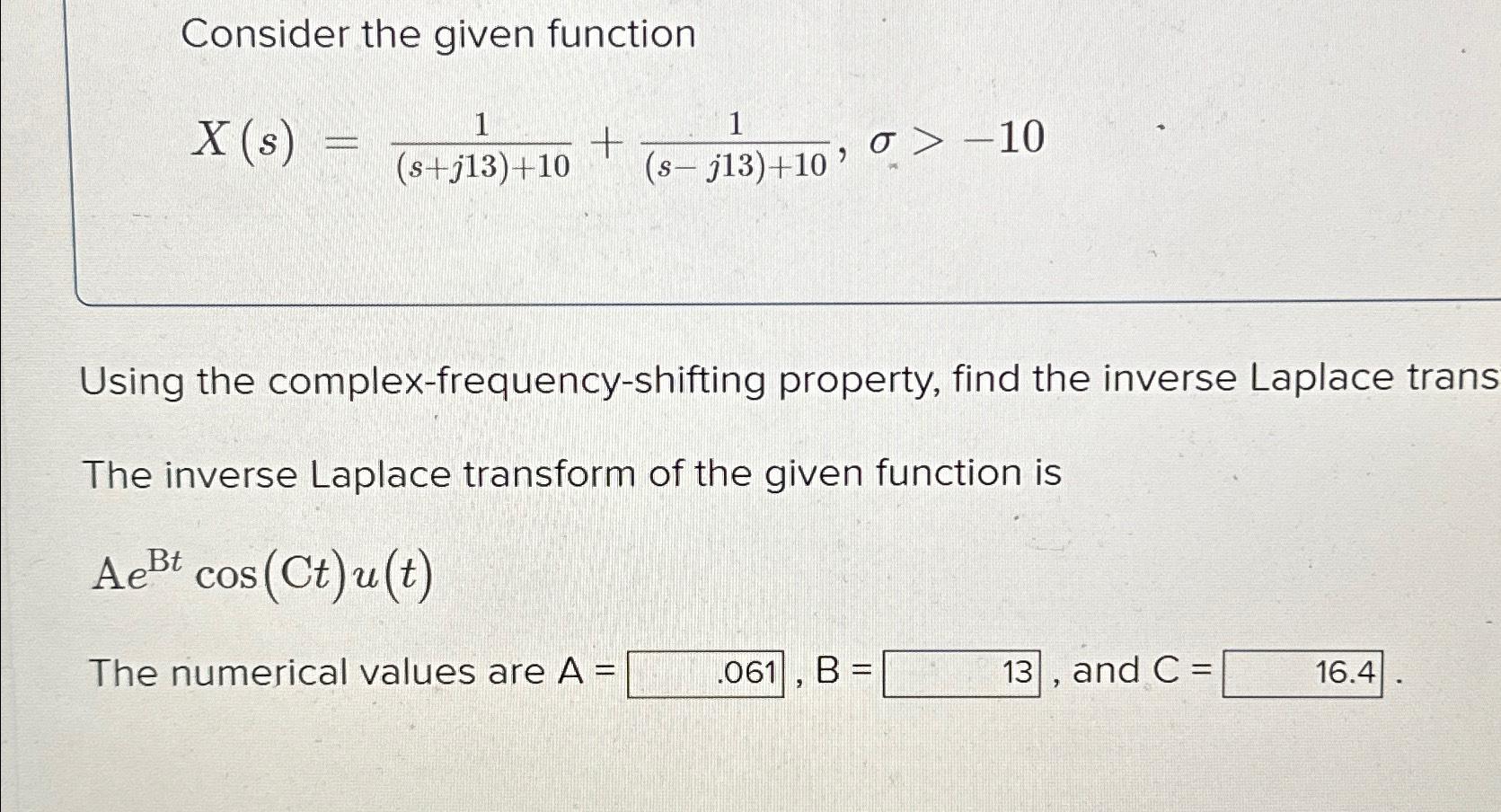 Solved Consider the given | Chegg.com