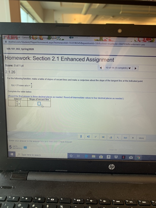 Solved Amatul.com/Student/PlayerHomework | Chegg.com