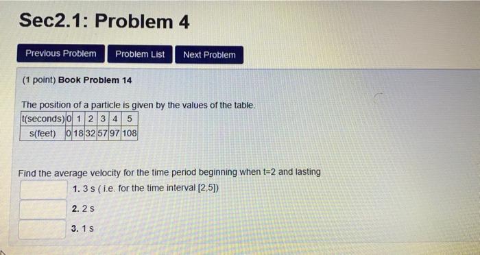 Solved Sec2.1: Problem 4 Previous Problem Problem List Next | Chegg.com