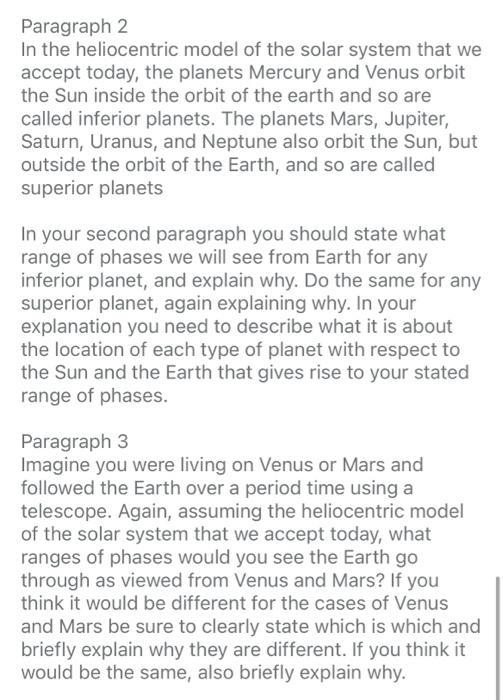 Writing Prompt In class you learned how Galileo's | Chegg.com