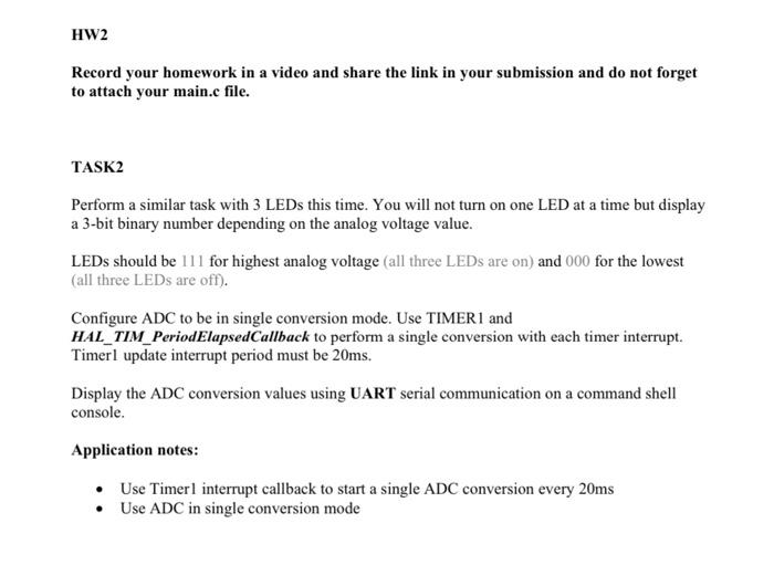 Solved microprocessorsusing stm32f401 i want the full C code | Chegg.com