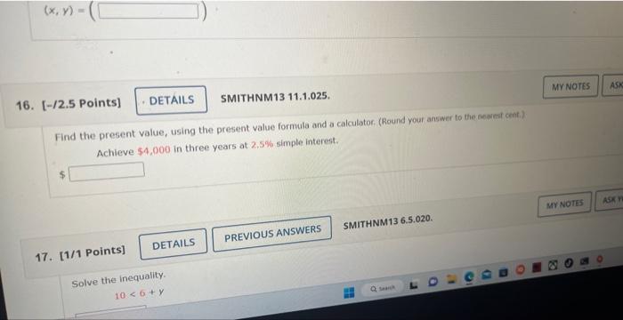 Solved Find the present value, using the present value | Chegg.com