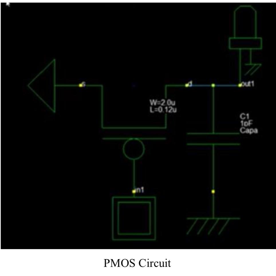 Solved Construct PMOS Circuit using Multisim | Chegg.com