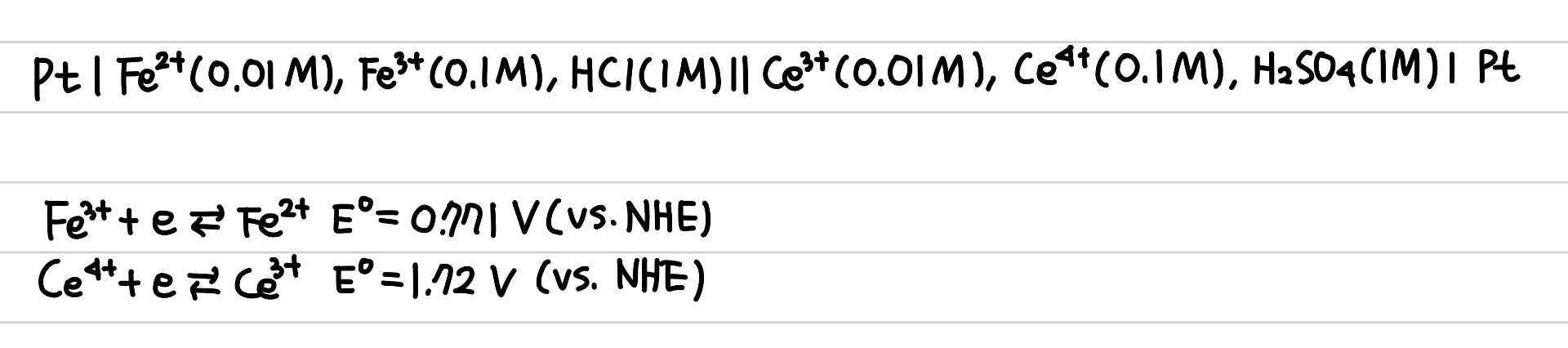 Solved There is a cell of the following configuration. What | Chegg.com