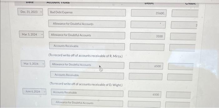 Solved Accounts receivable transactions are provided below | Chegg.com