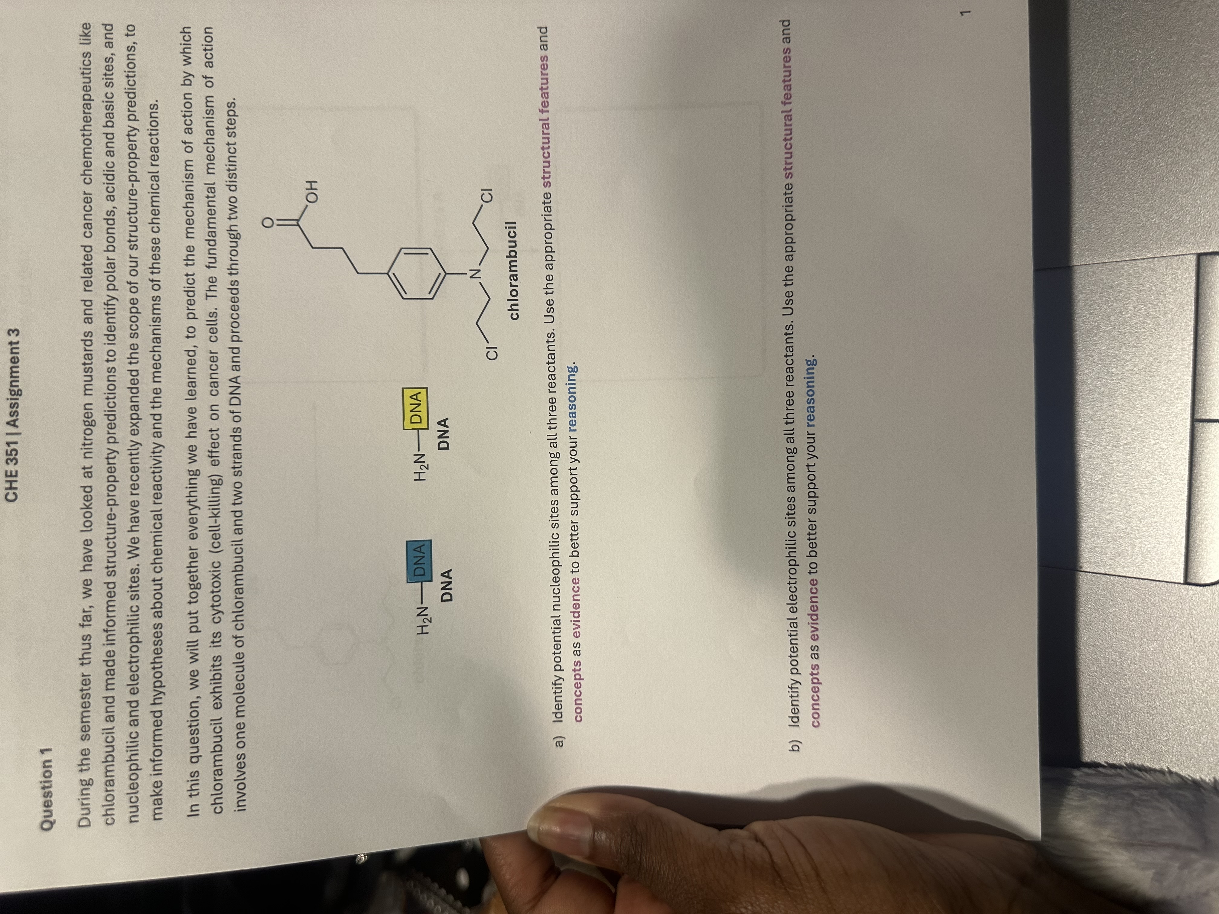 Solved CHE 351 | ﻿Assignment 3 ﻿Question 1 ﻿During the | Chegg.com