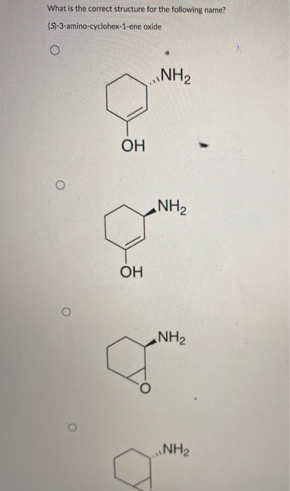 Solved What is the correct structure for the following name? | Chegg.com