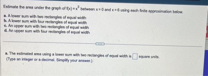 Solved Use a finite sum to estimate the average value of fon | Chegg.com