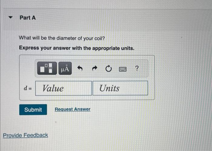 Solved You have a 1.7 m long copper wire. You want to make | Chegg.com