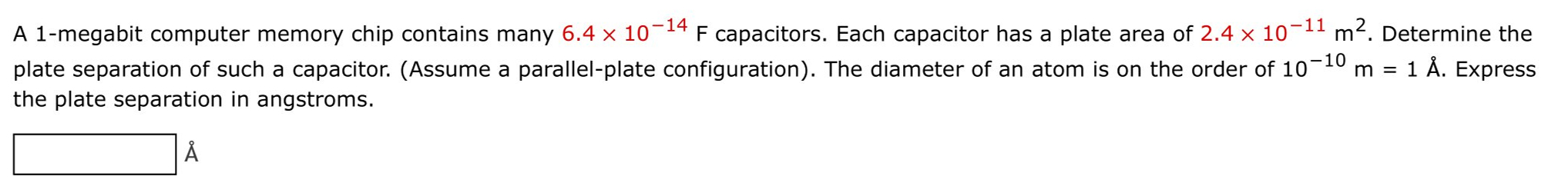 Solved A 1-megabit computer memory chip contains many | Chegg.com