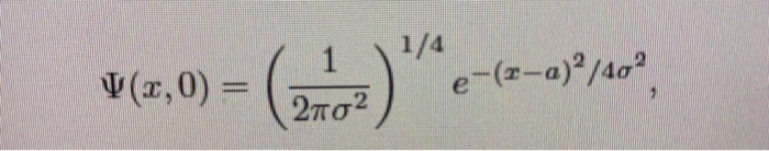 Solved Problem 1.4 - A Localized Particle Consider the | Chegg.com