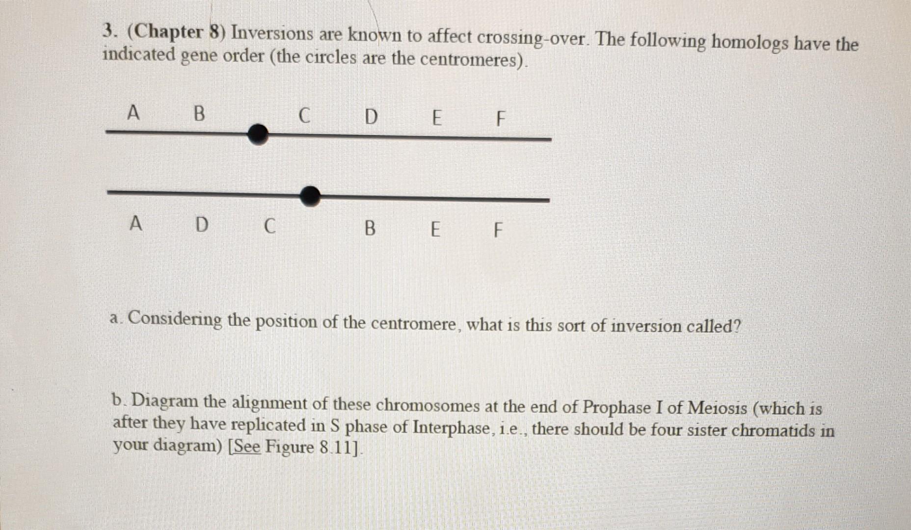 Solved 3. (Chapter 8) Inversions are known to affect | Chegg.com