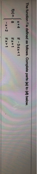 Solved The function fis defined as follows. Complete parts | Chegg.com