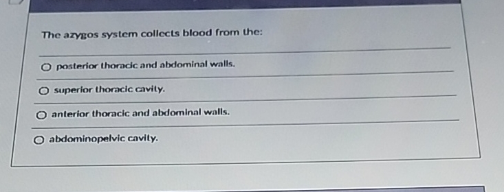 Solved The arygos system collects blood from the: q, | Chegg.com