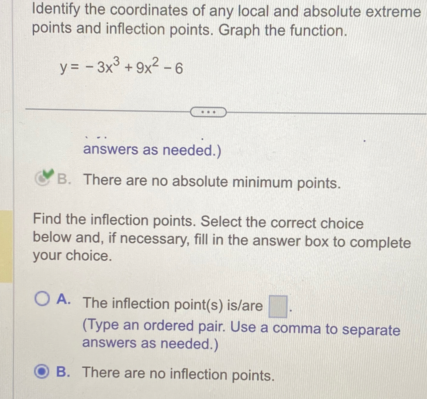 Solved Identify the coordinates of any local and absolute | Chegg.com
