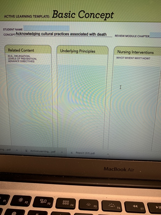 Solved Basic Concept ACTIVE LEARNING TEMPLATE: STUDENT NAME | Chegg.com