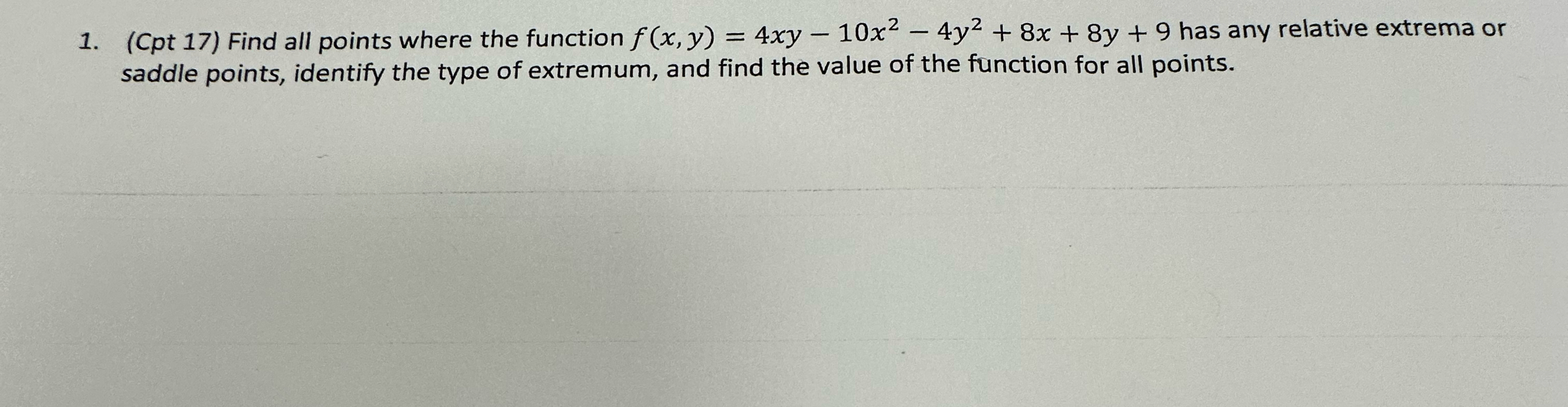 Solved (Cpt 17) ﻿Find all points where the function | Chegg.com