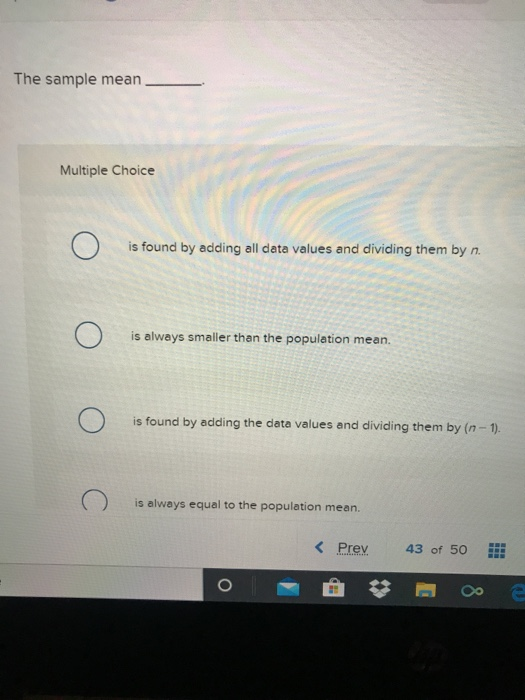 Solved The Sample Mean Multiple Choice O Is Found By Adding Chegg solved-the-sample-mean-multiple-choice-o-is-found-by-adding-chegg