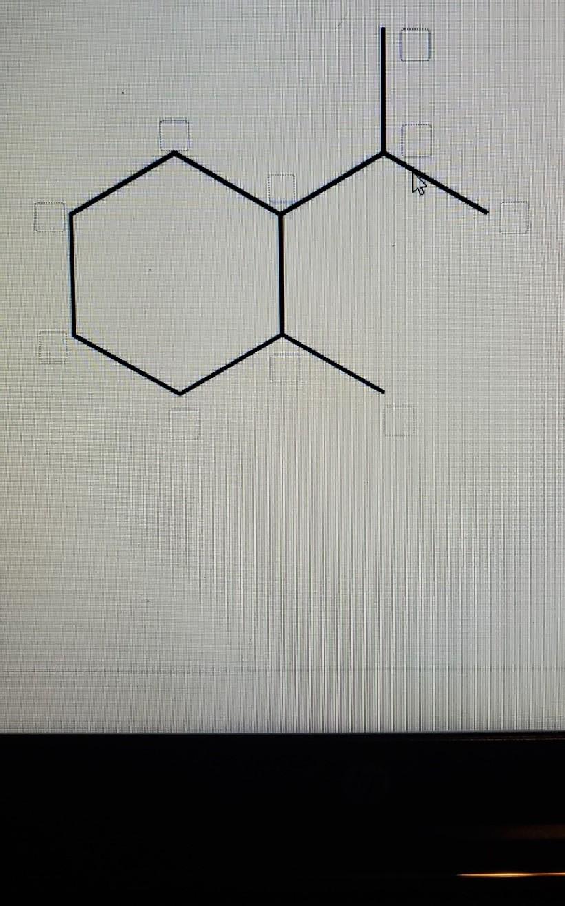 Solved consider the skeletal structure in line angle | Chegg.com