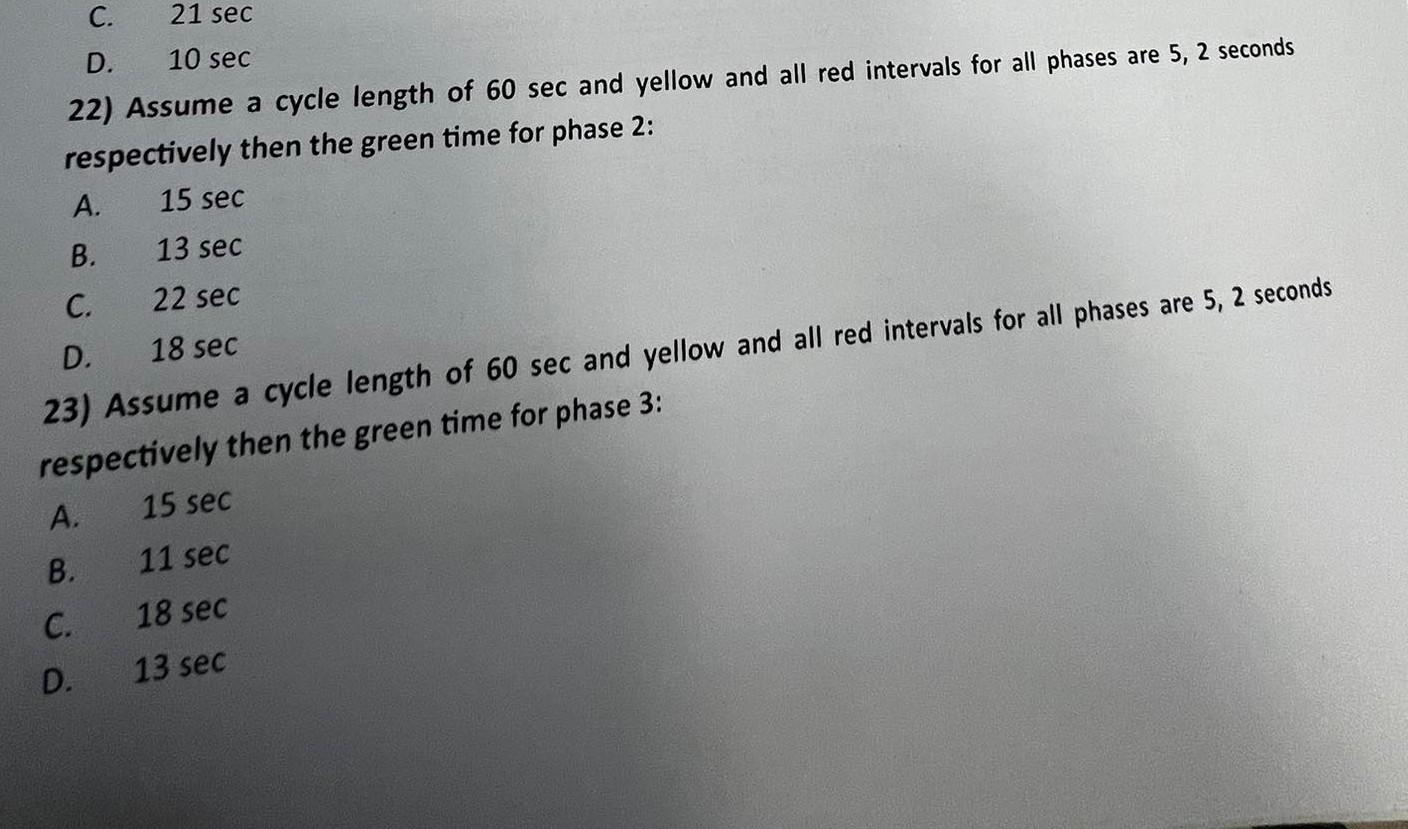 The shown intersection is located at urban area with | Chegg.com