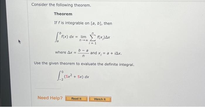Solved Consider the following theorem. Theorem If f is | Chegg.com
