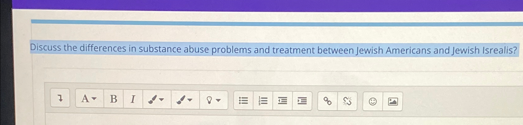 Solved Discuss the differences in substance abuse problems | Chegg.com
