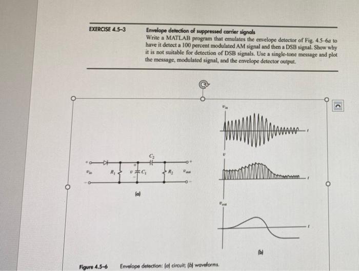 Solved Envelope detection of suppressed carrier signalsWrite | Chegg.com