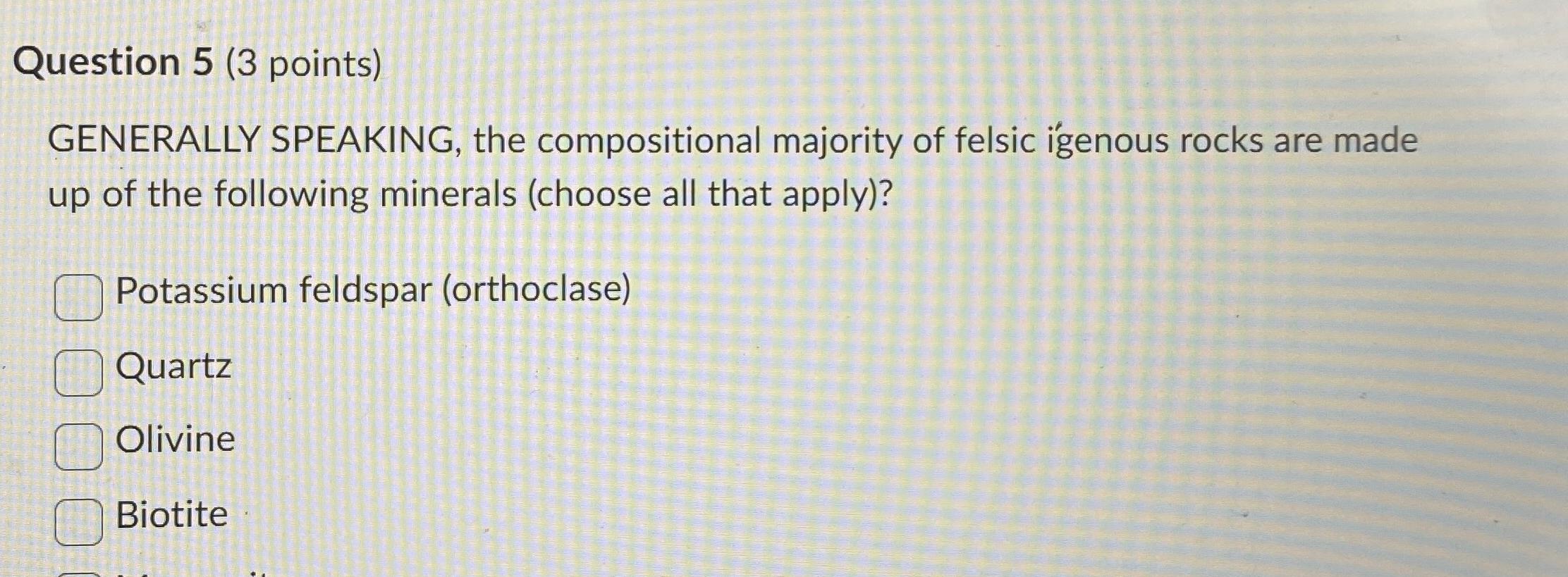 Solved Question 5 (3 points)GENERALLY SPEAKING, the | Chegg.com Solved Question 5 (3 points)GENERALLY SPEAKING, the | Chegg.com