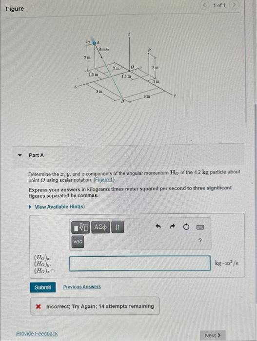 Solved Determine The X Y And Z Components Of The Angular