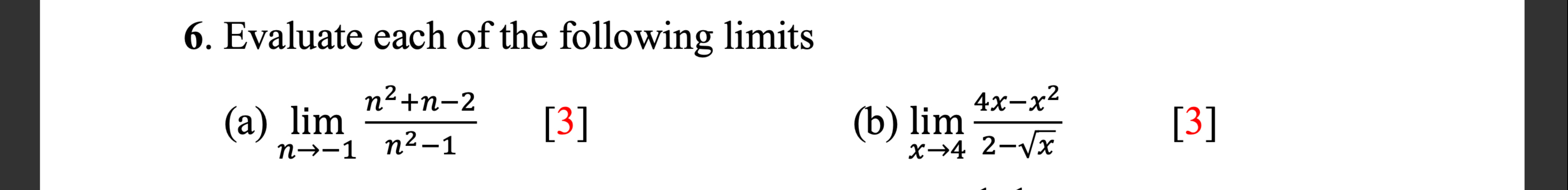 Solved Evaluate each of the following | Chegg.com