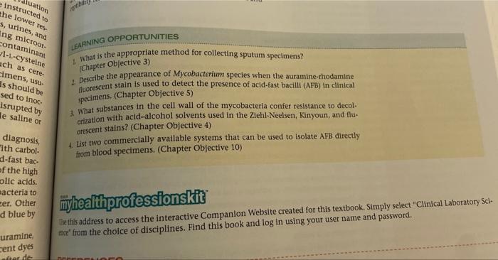 Solved IGMPNING OPPOATUNITIES 1. What is the appropriate | Chegg.com