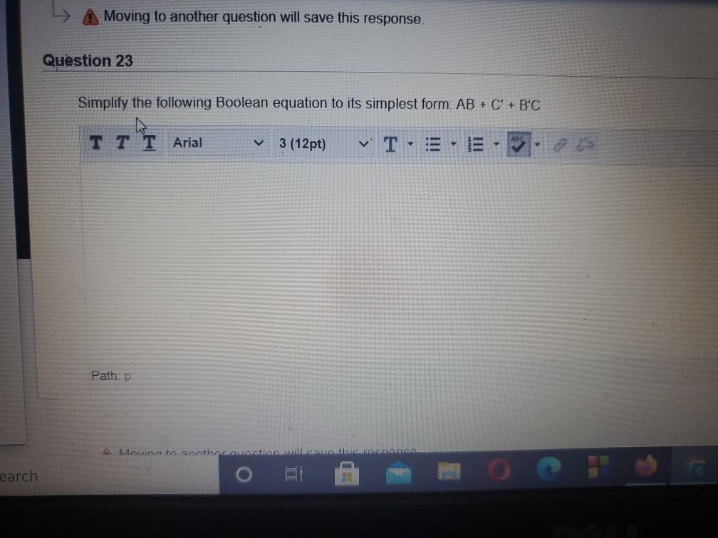 Solved L» A Moving to another question will save this | Chegg.com