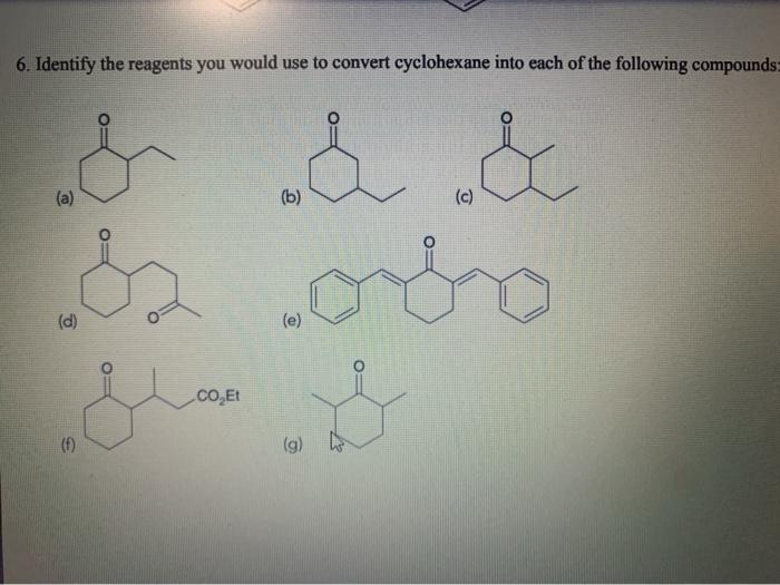 Solved Identify the reagents you would use to convert | Chegg.com