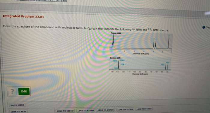Solved Integrated Problem 22.81 Draw the structure of the | Chegg.com