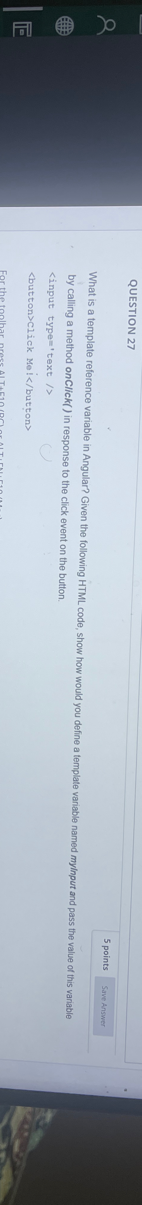 Solved QUESTION 275 ﻿pointsWhat is a template reference | Chegg.com