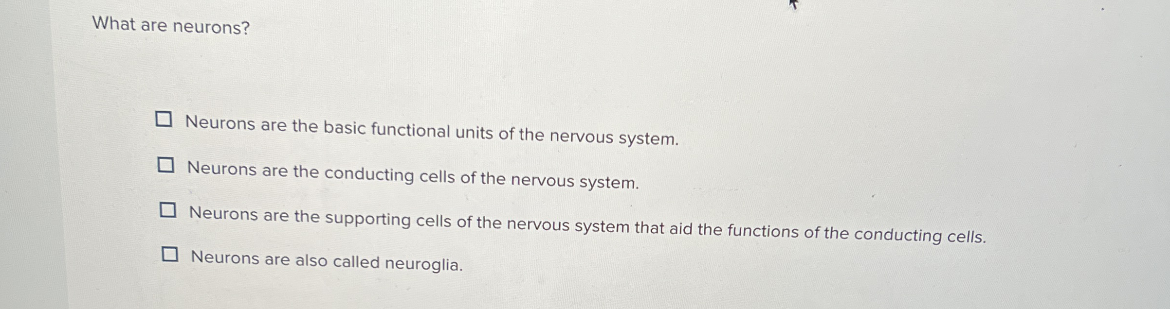 What are neurons?Neurons are the basic functional | Chegg.com
