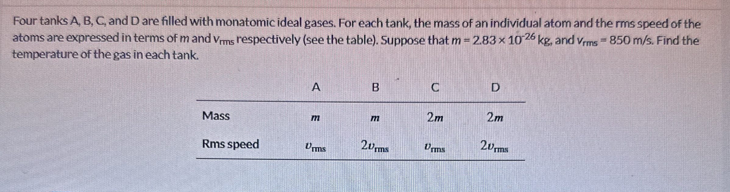 Solved Four tanks A, ﻿B, ﻿C, ﻿and D are filled with | Chegg.com